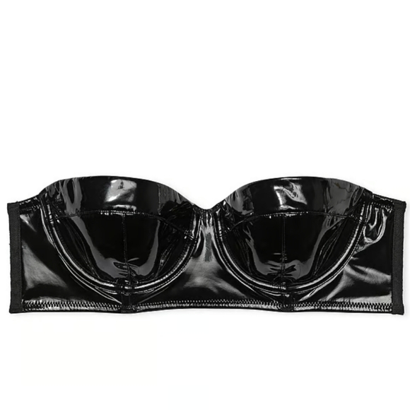 Victoria's Secret | Intimates & Sleepwear | Very Sexy Black Faux Patent ...